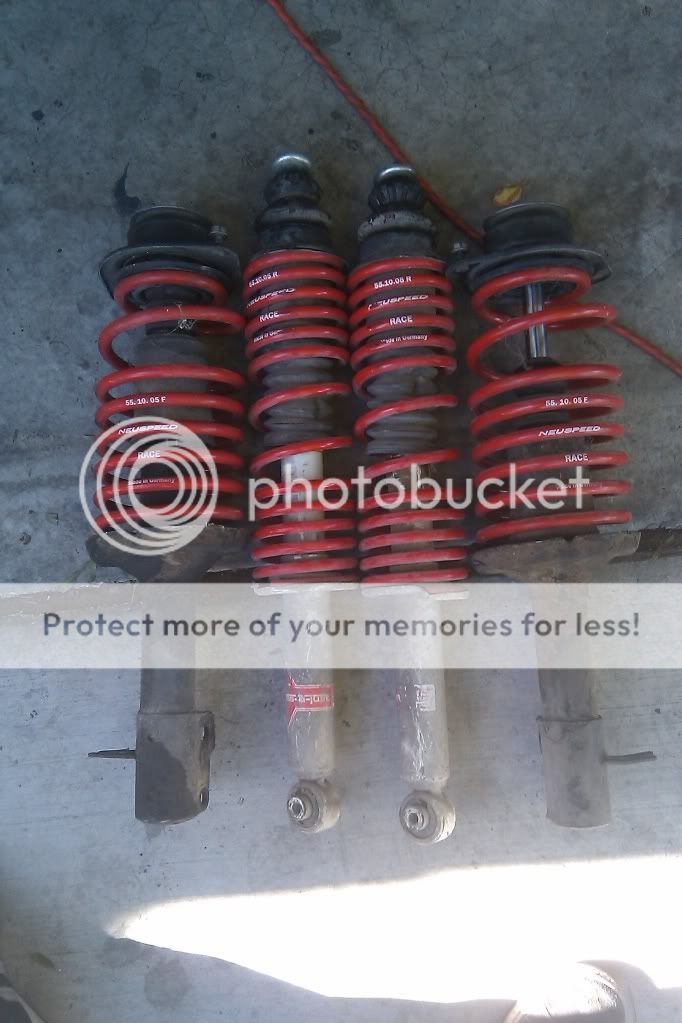 MKI shocks and Neuspeed race springs | VW Vortex - Volkswagen Forum