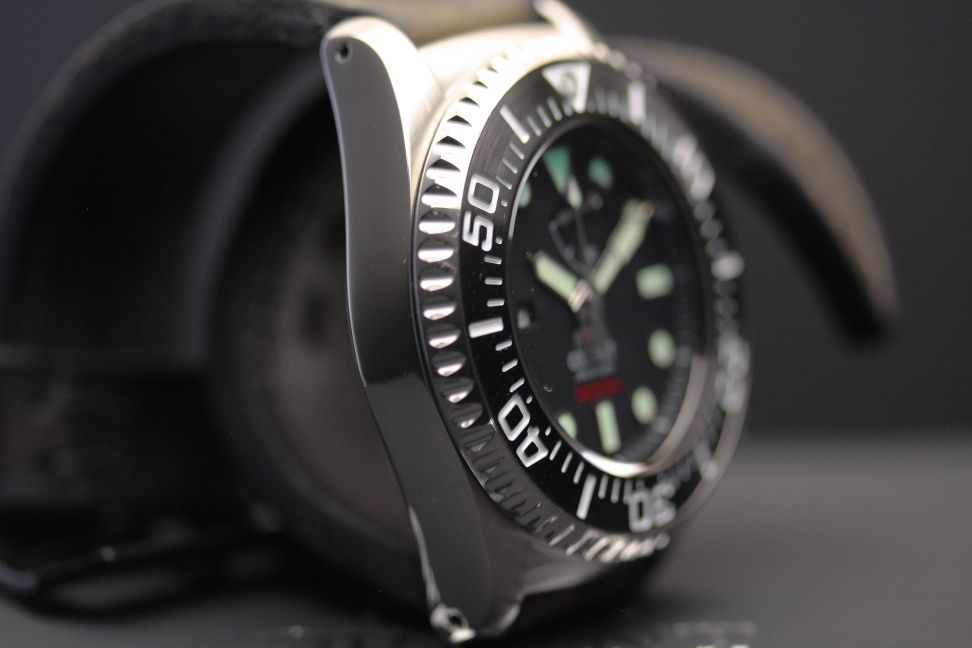 SOLD!!......Orient 300M Pro Saturation Diver, & Custom SNPR Strap ...