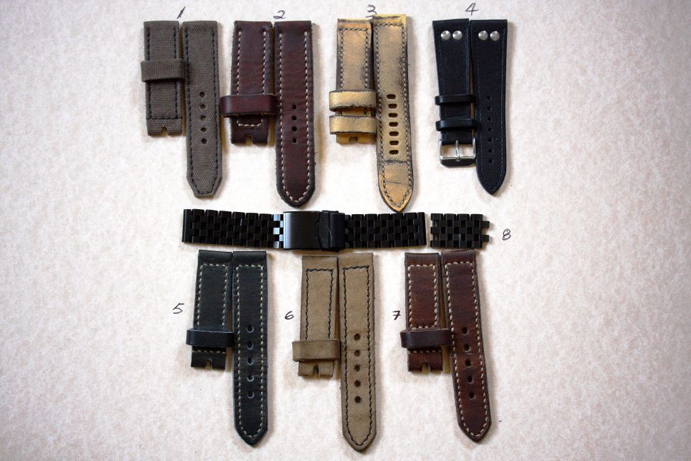 Reduced!: Custom Straps; Horween CXL, Art's Canvas, StrapCode Engineer ...
