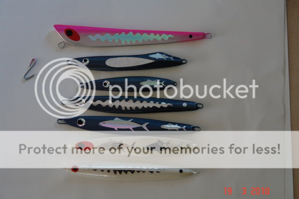 decals and reflective tape on jigs ?? | 360 Tuna Fishers Forum